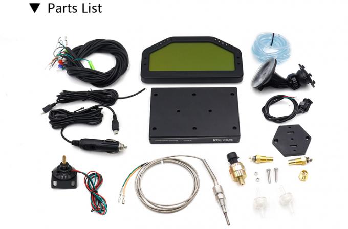 ABS Material Race Car Dashboard Digital LCD Display DO904 6.5 Inch Full ...