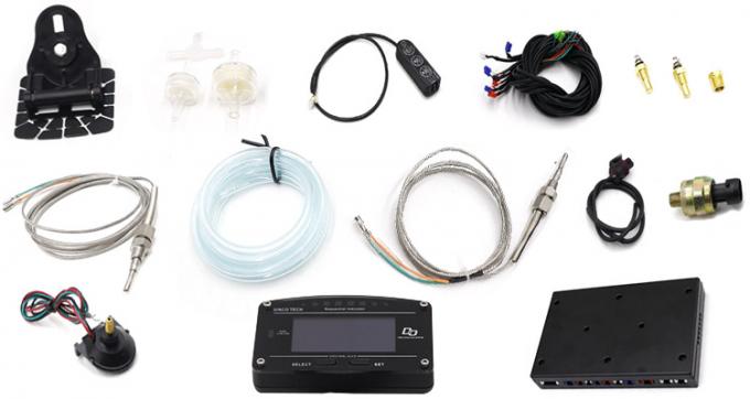 Professional Digital RPM Gauge ECU Revs Signal 8 LED Lights Advance Meter