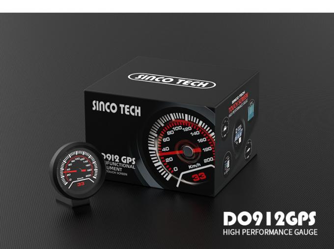 15VDC GPS Compass Car Racing Dashboard Gauge DO912 Touch